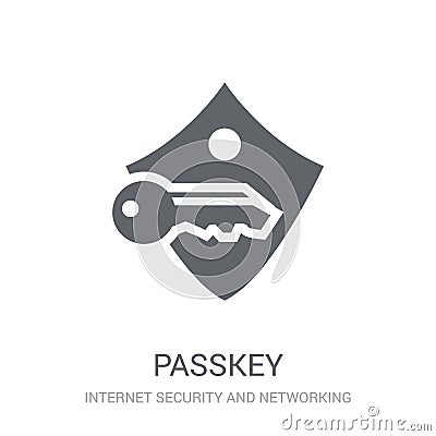 Passkey Icon. Trendy Passkey Logo Concept On White Background Fr ...
