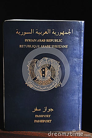 Passport Of The Syrian Arab Republic Stock Photo - Image: 64114344