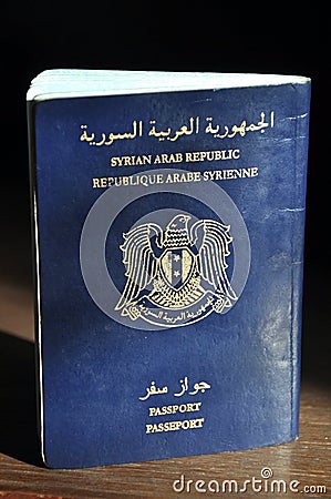 Passport Of The Syrian Arab Republic Stock Photo - Image: 64114366