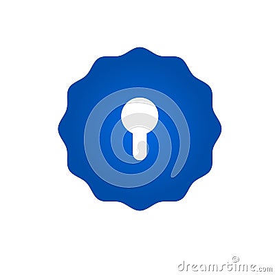 Password Hint Icon With Question Mark Cartoon Vector | CartoonDealer ...