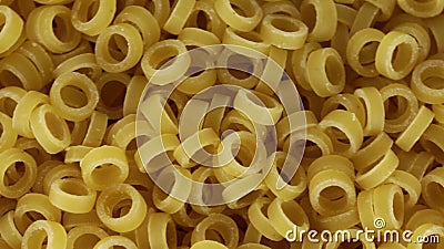 Pasta in the Shape of Rings Stock Footage - Video of tender, eggs ...