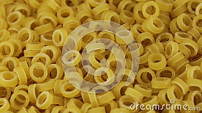 Pasta in the Shape of Rings Stock Video - Video of italian, food: 123964025