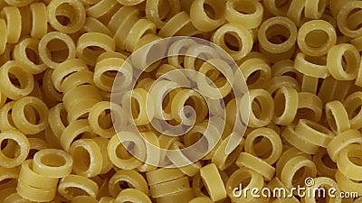 Pasta in the Shape of Rings Stock Footage - Video of flour, hard: 123964356