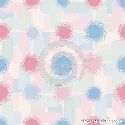 Pastel Geometric And Twisted Forms Vector Pattern | CartoonDealer.com ...