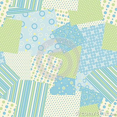 Patch Seamless Pattern. Vector Stock Images - Image: 14480934