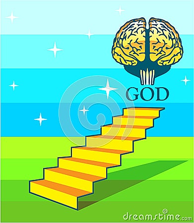 Path To God Vector Stock Vector - Image: 71033607