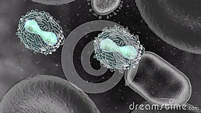 Pathogen Outbreak of Bacterium and Pox Virus, Disease Causing ...