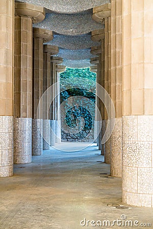 Pathway Through Columns Royalty-Free Stock Photo | CartoonDealer.com ...
