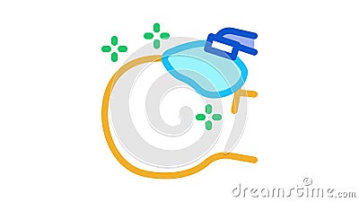 Patient Anesthesia Icon Animation Stock Footage - Video of suture ...