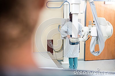 Patient Getting Chest Xray Royalty Free Stock Photos - Image: 36083788