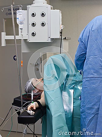 Patient During Surgery Stock Images - Image: 32649304