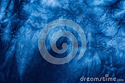 Pattern Of Indigo Batik Dye On Cotton Cloth Stock Photo | CartoonDealer ...