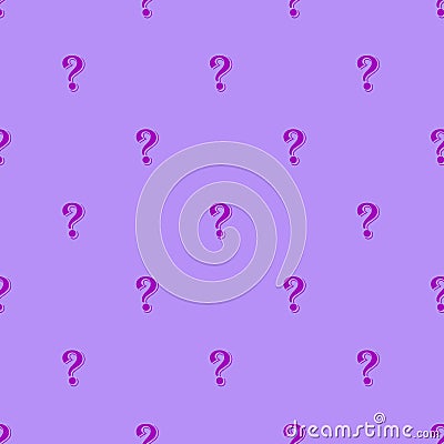 Pattern Of Purple Question Mark On Lavender Background Royalty-Free ...
