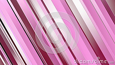 Pattern of Red Color Strips Prisms. Abstract Background. 3D Rendering ...