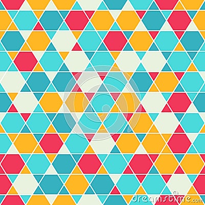 Patterned Six-rays Star Background Vector Illustration | CartoonDealer ...