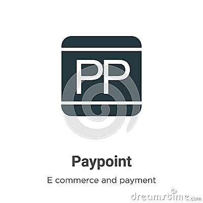 Paypoint Vector Icon On White Background. Flat Vector Paypoint Icon ...