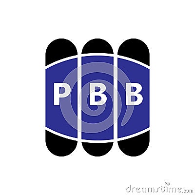 PBB Letter Logo Design On White Background. Creative Modern PBB Letter ...
