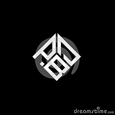 PBD Letter Logo Design On Black Background. PBD Creative Initials ...