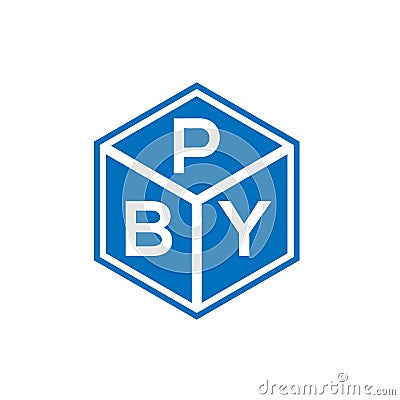 PBY Letter Logo Design On Black Background. PBY Creative Initials ...