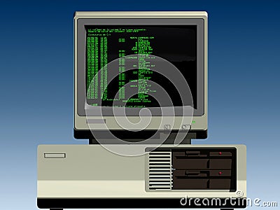 PC 286 Royalty Free Stock Photos - Image: 758968