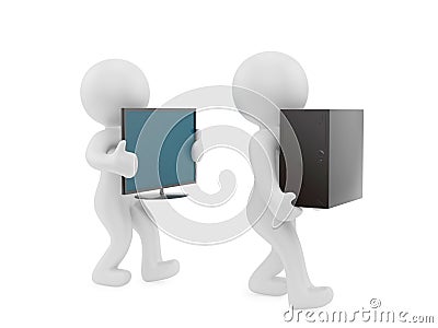 PC Carry Stock Photo - Image: 24183480