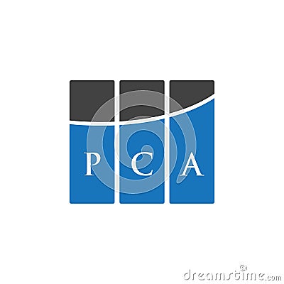 PCA Letter Logo Design On WHITE Background. PCA Creative Initials ...