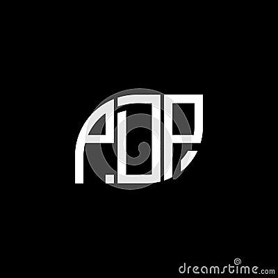 PDP Letter Logo Design On Black Background.PDP Creative Initials Letter ...