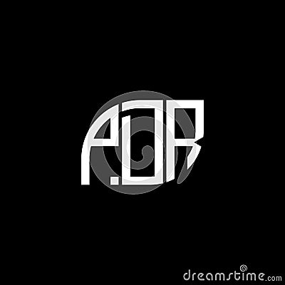 PDR Letter Logo Design On Black Background.PDR Creative Initials Letter ...