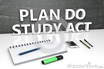 PDSA - Plan Do Study Act Royalty-Free Cartoon | CartoonDealer.com ...