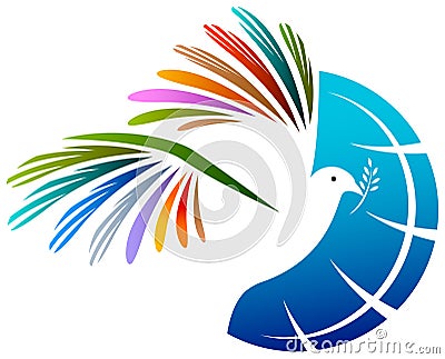 Peace Bird Stock Vector - Image: 55851579