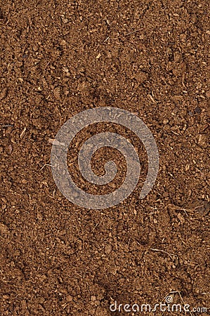 Peat Turf Macro Closeup, Large Detailed Brown Organic Humus Soil ...