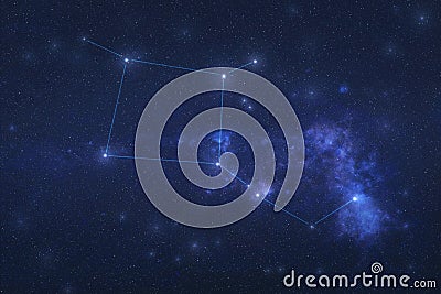 Pegasus Constellation In Outer Space Stock Photo | CartoonDealer.com ...