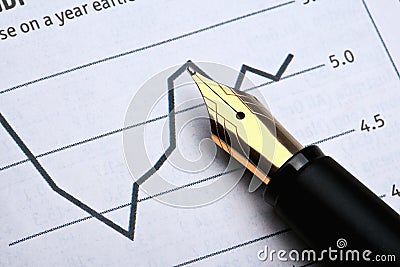 Pen And Charts Stock Image | CartoonDealer.com #13050427
