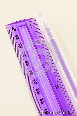 Pen And Ruler Royalty-Free Stock Photo | CartoonDealer.com #49932561