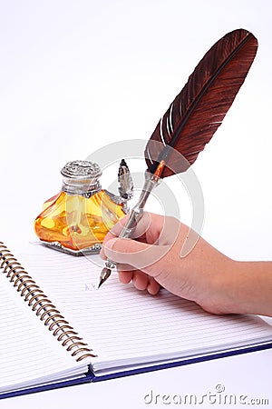 Pena E Tinta Foto de Stock - Imagem: 19143070