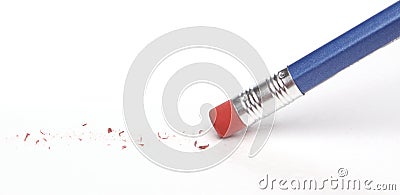 Pencil Erasing A Mistake Stock Photography - Image: 24311852