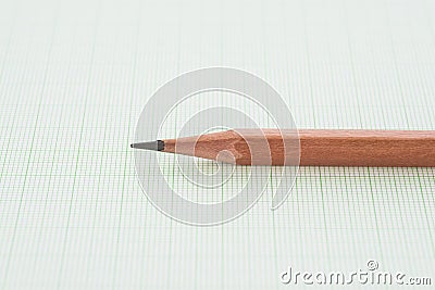 Pencil And Graph Paper Stock Photo | CartoonDealer.com #45230868