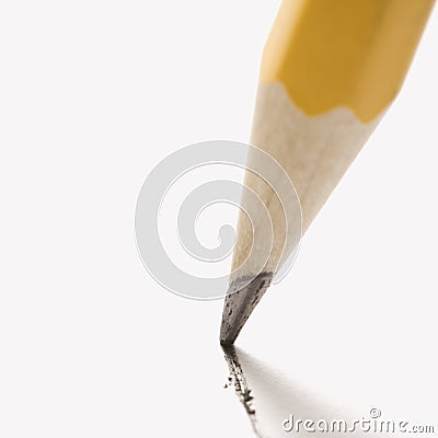 Pencil Writing On Paper. Royalty Free Stock Photography - Image: 2425737