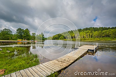 Pendleton Lake, At Blackwater Falls State Park, West Virginia Royalty ...