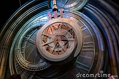 Pendulum Of The Clock Tower In Hogwarts Editorial Image | CartoonDealer ...
