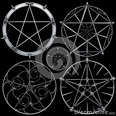 Pentagram Designs Royalty Free Stock Photography - Image: 15200307