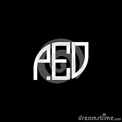 PEO Letter Logo Design On Black Background.PEO Creative Initials Letter ...