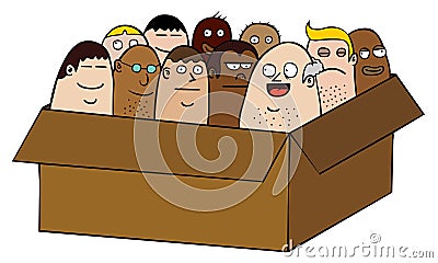 People In Box Stock Photography - Image: 26294452
