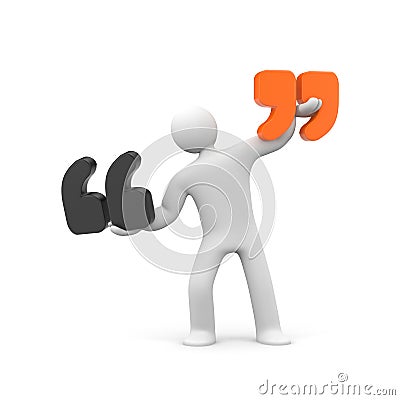 People Holding Signs Of Quoting Stock Photography | CartoonDealer.com ...