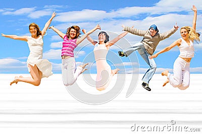 People Jumping Stock Images - Image: 10240864