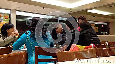 People Ordering Food at Chinese Restaurant Stock Footage - Video of ...