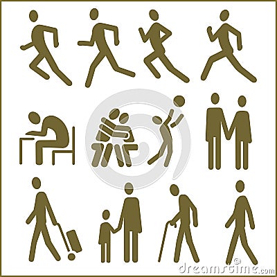 People, Pictograms Vector Illustration | CartoonDealer.com #59947190