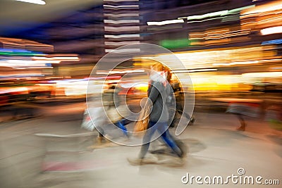 A Shopper Walking Past A Store Window Editorial Photo | CartoonDealer ...