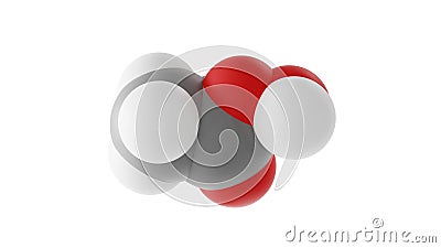 Peracetic Acid Molecule, Peroxy Acid, Molecular Structure, Isolated 3d ...