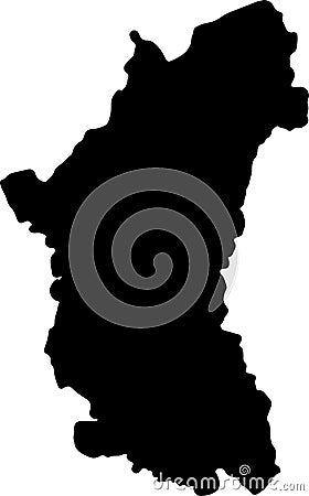 Perak Malaysia Silhouette Map With Transparent Background Cartoon ...